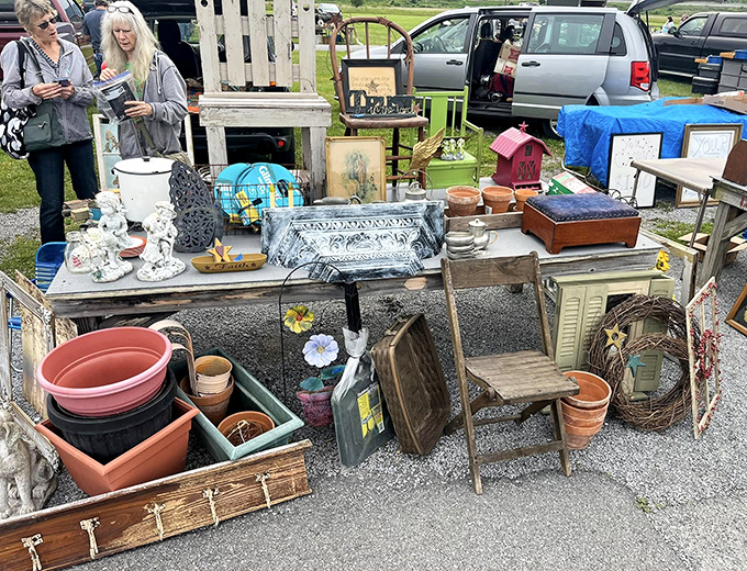 Every weathered chair and garden pot tells a story at Leighty's, where shoppers become archaeologists of America's attic. What will you unearth?
