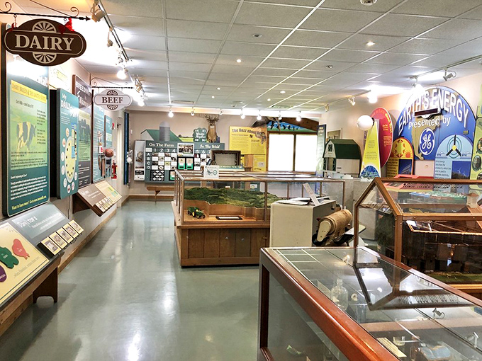 Part museum, part classroom, this exhibit space teaches you everything from dairy to energy without the dreaded pop quiz at the end.