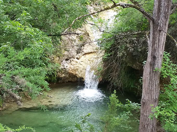 Who needs expensive spa treatments when Mother Nature offers her own version of a refreshing plunge? This hidden waterfall provides the perfect soundtrack for afternoon contemplation.
