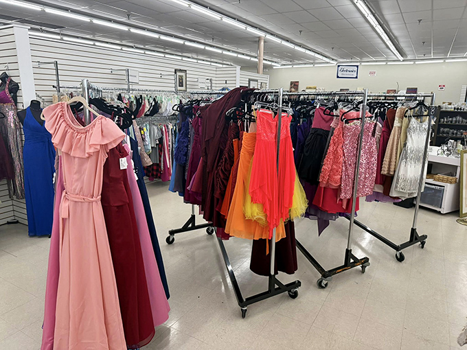 Formal wear that's ready for its second act. These dresses have stories to tell &ndash; from proms of yesteryear to weddings where someone definitely objected to the DJ's playlist.