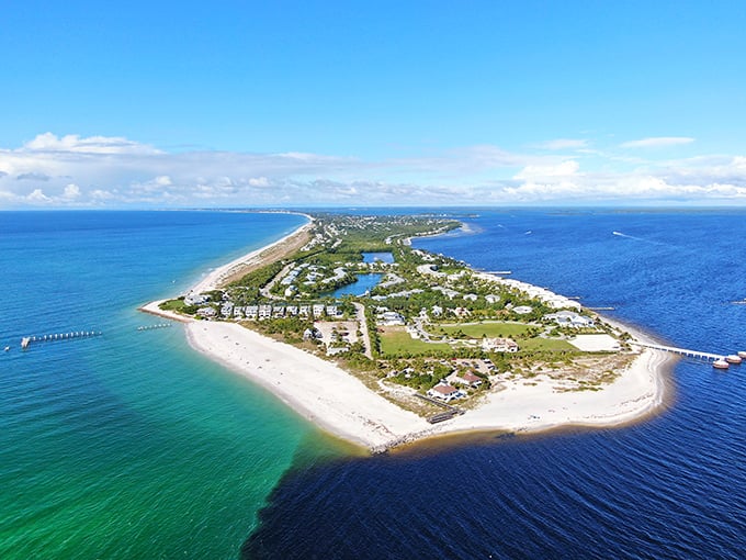 Boca Grande's luxury homes with front-row seats to the Gulf. Where even the houses dress in white for beach days.
