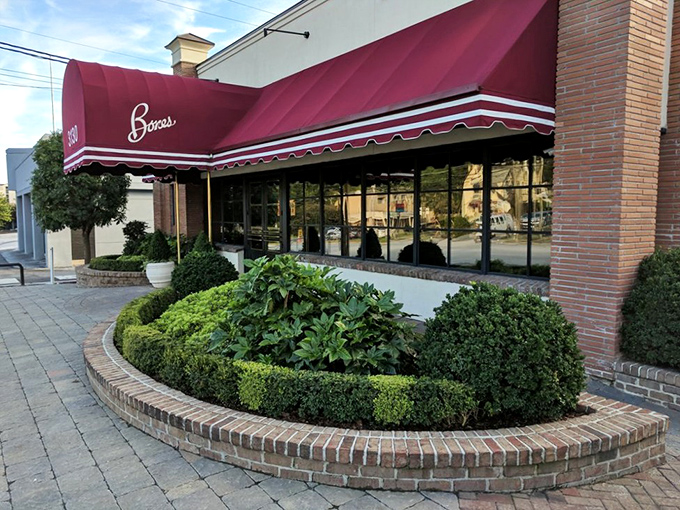 Bones' iconic burgundy awning has welcomed Atlanta's steak lovers for decades—like a red carpet for your taste buds.