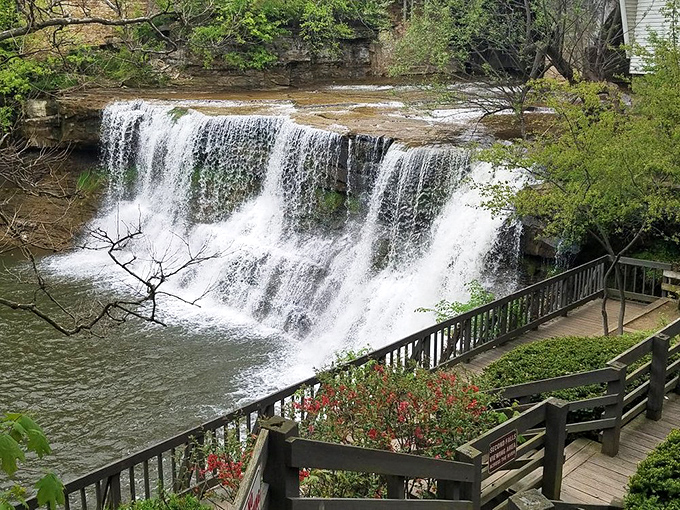 Nature's white noise machine flows right through downtown - better than any spa's relaxation soundtrack, wouldn't you say?