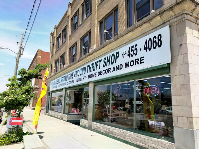 This classic storefront has that timeless charm that whispers "real deals live here, friend."