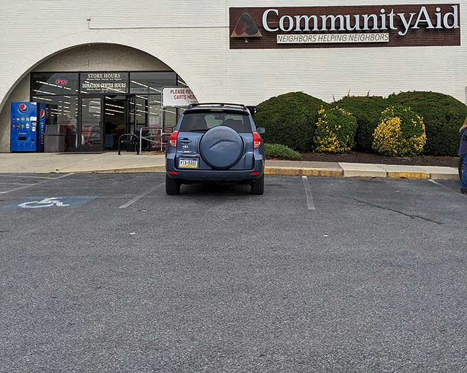 Community Aid's Mechanicsburg store looks unassuming from outside, but inside? A wonderland of pre-loved treasures awaits!