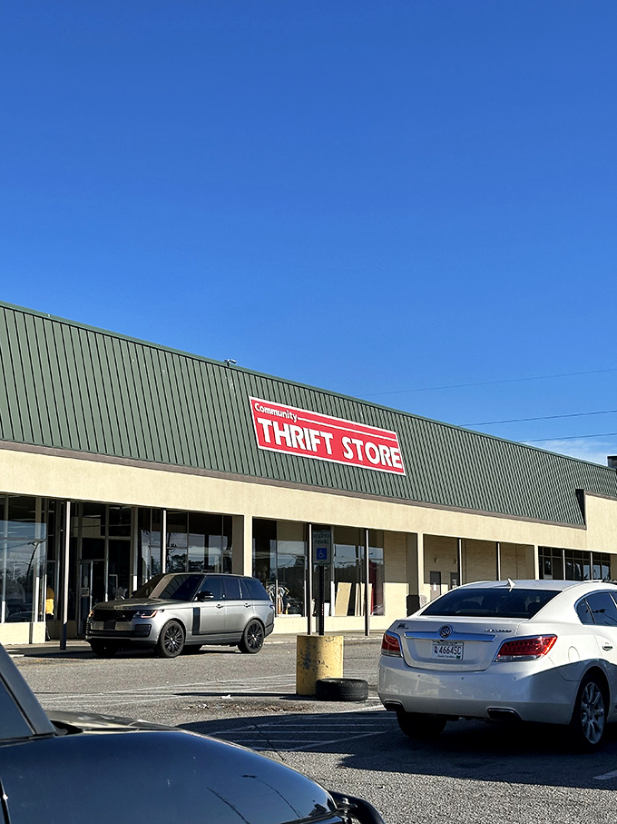 Under that distinctive green roof? A wonderland of pre-loved possibilities waiting to be discovered.