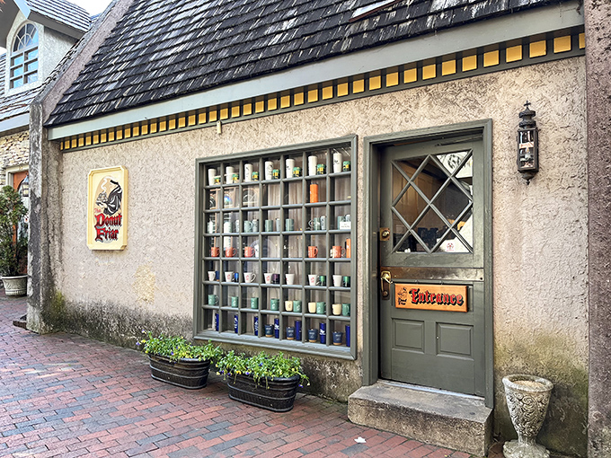 Hiding in Gatlinburg's Village shops, Donut Friar looks plucked from a Bavarian fairytale. Hansel and Gretel would definitely make a detour here.