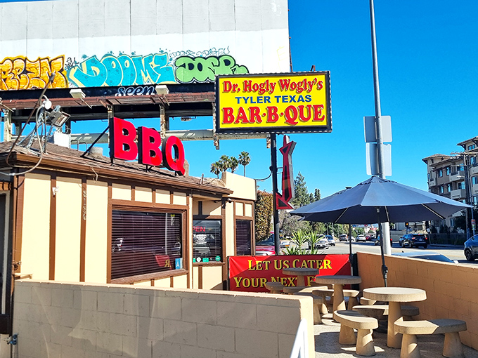 With a name this playful and BBQ this serious, it's like finding Shakespeare writing jokes for a comedy club.