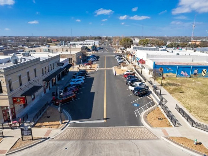 Main Street Killeen offers that small-town Texas feeling where modern conveniences meet vintage storefronts in an unexpected retail tango.