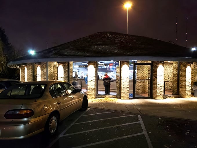 Kopp's stone fortress of flavor stands guard through the night, protecting Milwaukee's sacred tradition of exceptional burgers followed by frozen custard.