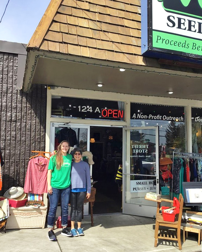 M Seed's welcoming storefront offers more than just great finds&mdash;your purchases help support community outreach programs.