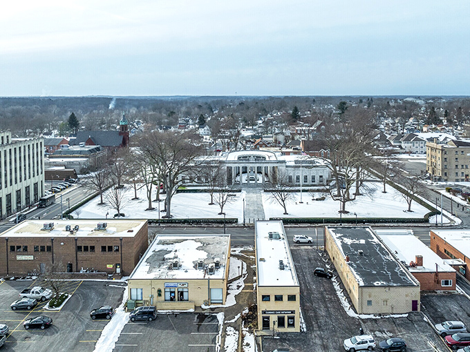 Winter blankets Niles in quiet dignity, transforming this charming downtown into a scene worthy of your grandmother's favorite snow globe.