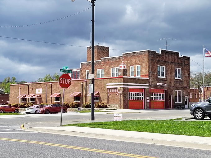 Pulaski's historic fire station stands guard, a brick sentinel that's seen generations come and go through this affordable town.