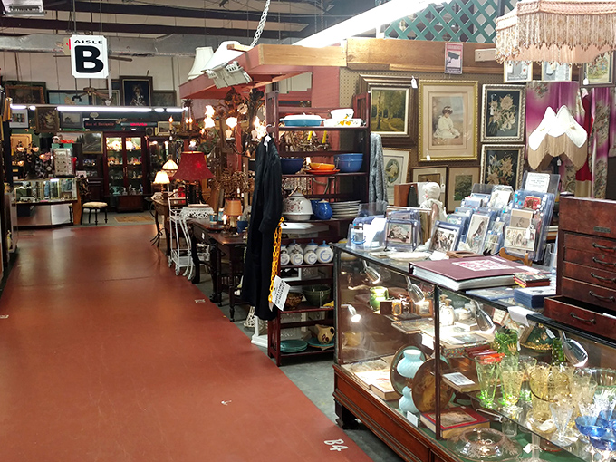 Aisle B or not Aisle B? That's the question when navigating this treasure-filled wonderland of vintage delights.
