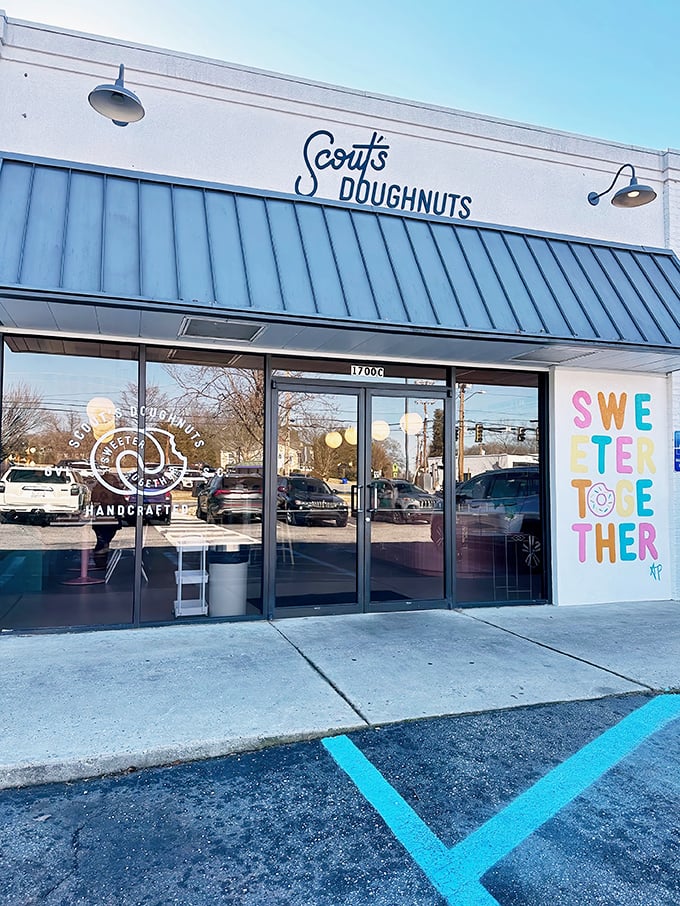 Clean lines and colorful chairs suggest this place takes both style and substance seriously. 