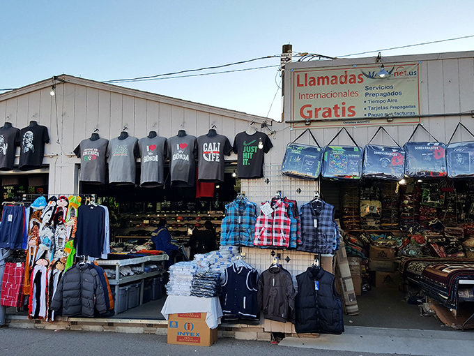 International bazaar vibes without the passport! Tanque Verde's clothing vendors create walls of fabric possibilities that would make any fashionista swoon.