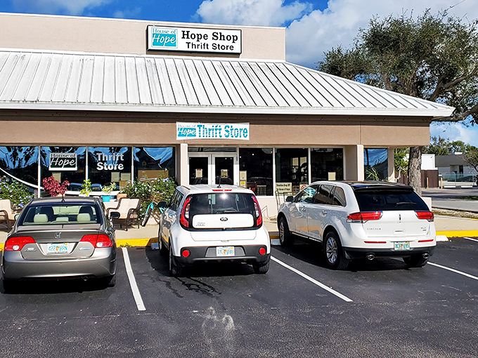 The Hope Shop: Where thrifting and good karma collide in a charming storefront. Small but mighty!