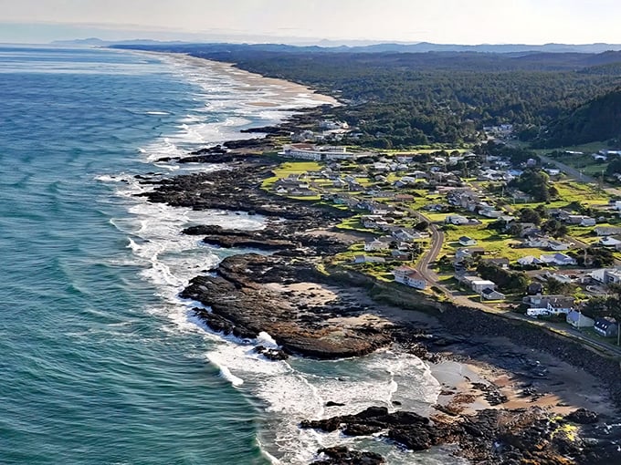 Yachats: Dramatic coastline views that make you question why you've spent so many vacations at crowded resorts when this was waiting all along.