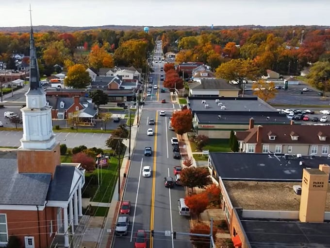 Fall paints Aberdeen in autumn's finest colors, creating a postcard-perfect small town where your Social Security check stretches like saltwater taffy.