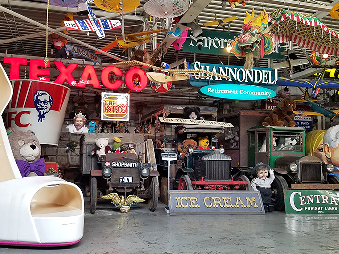 Sensory overload in the best possible way! The American Treasure Tour's collection makes your eccentric uncle's garage look minimalist.