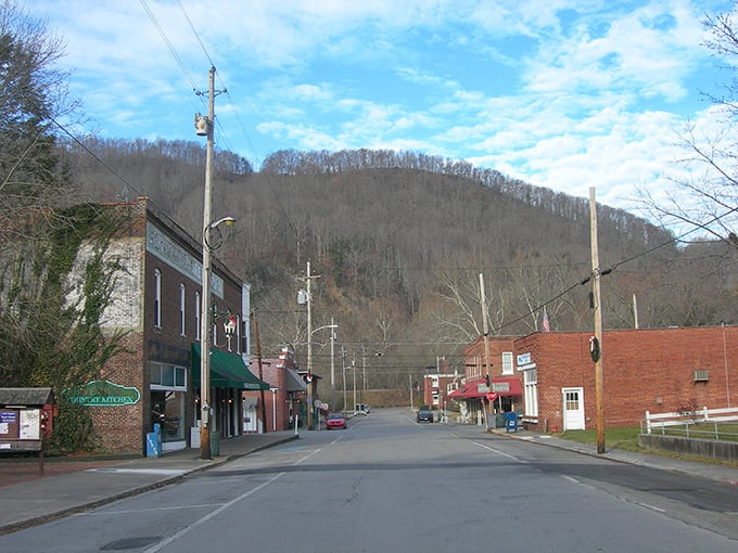 Mountains embrace this tiny town like protective grandparents, keeping Cumberland Gap's simple way of life safe from the modern rush.