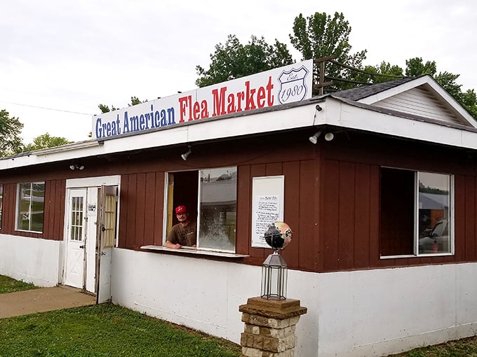Notice how the building seems to lean forward, as if eager to share all the stories hidden within.