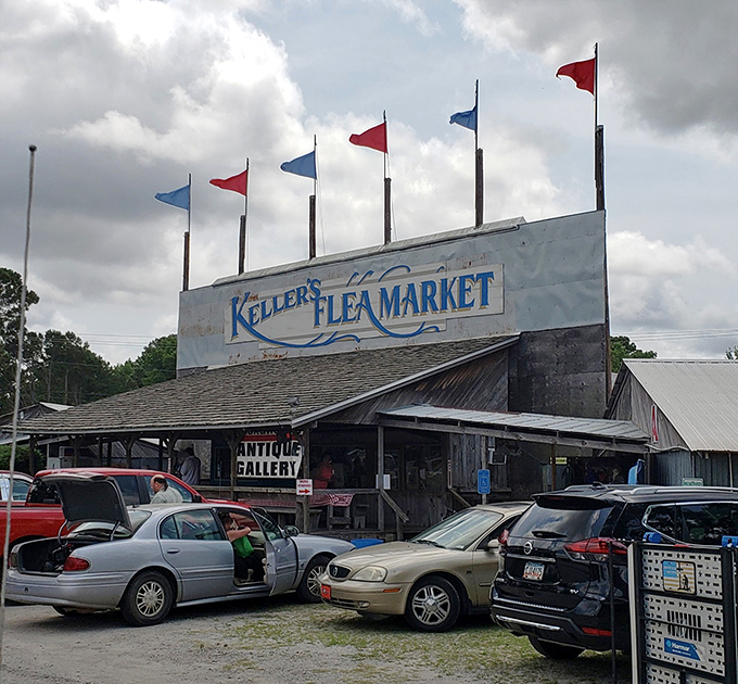 Keller's weathered wooden charm houses decades of treasures. Like archaeology without the dirt or the wait!