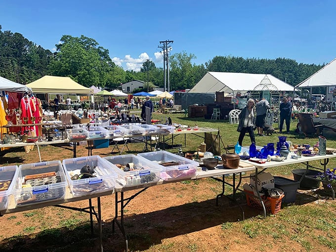 Treasure hunting goes al fresco at Lakewood 400, where every table might hold your next conversation piece. The thrill of the hunt!