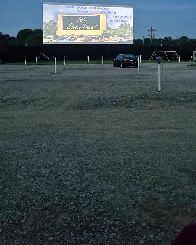 As twilight settles over Magic City Drive-In, cars find their perfect spots. The real magic happens when headlights dim and the projector flickers to life.