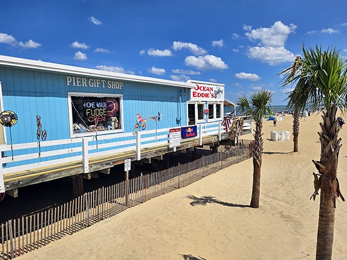 Beachfront dining doesn't get more authentic than this. Ocean Eddie's sits so close to the sand, your seafood practically introduces itself.