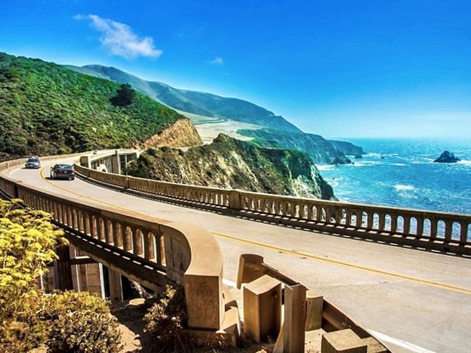 Bixby Bridge: California's architectural superstar that's appeared in more car commercials than most actors appear in films.