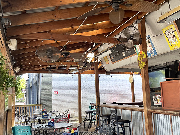 Pawley's Front Porch (Columbia): Ceiling fans, wooden beams, and outdoor seating&mdash;the perfect stage for a burger performance that deserves a standing ovation.