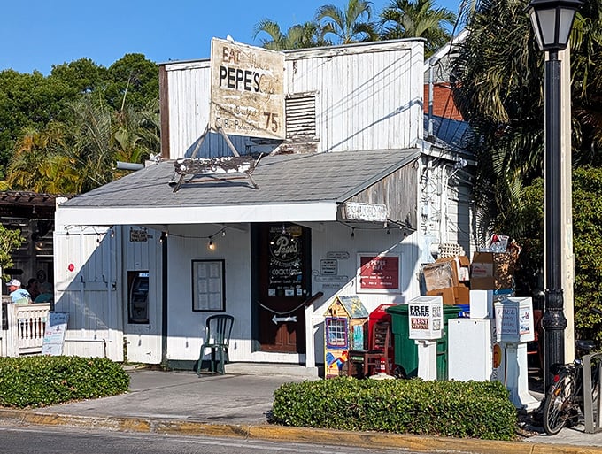 This historic Key West haunt looks like it was plucked straight from a Jimmy Buffett song about the perfect dive bar.