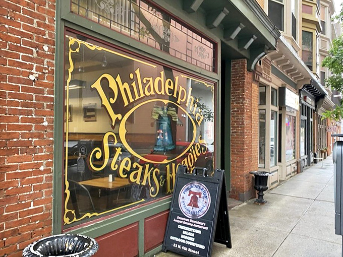 Philly Steaks & Hoagies brings big city sandwich cred to Pennsylvania's capital. That gold bell logo practically rings with flavor.