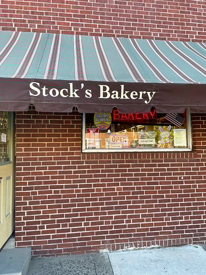 That neon "BAKERY" sign is Philly's bat signal, calling sweet-toothed locals to Stock's legendary pound cake headquarters.