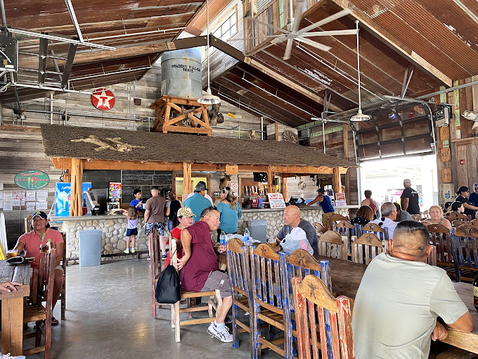 The vibrant storefronts at Traders Village create a festive atmosphere. Shopping feels like a fiesta here!