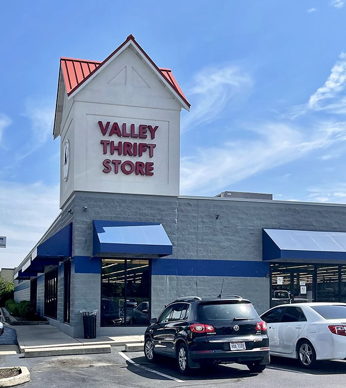 Blue awnings and endless possibilities - it's like Disneyland for people who love a good deal. 