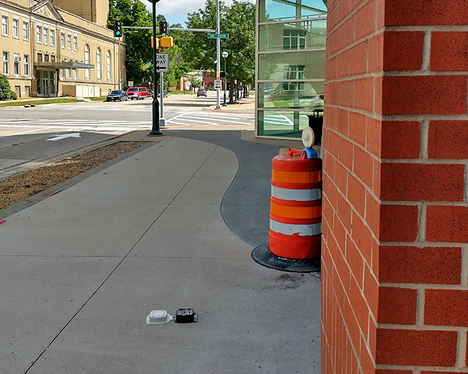 Urban renewal meets small-town sensibility in this freshly paved corner of Moline, where brick buildings watch over newly installed sidewalks.