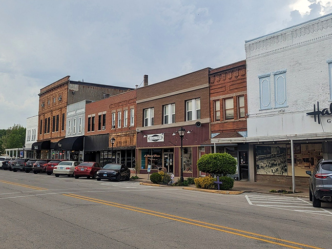 These colorful downtown buildings have witnessed more history than a Ken Burns documentary, yet they're still standing proud on Rantoul's main street.