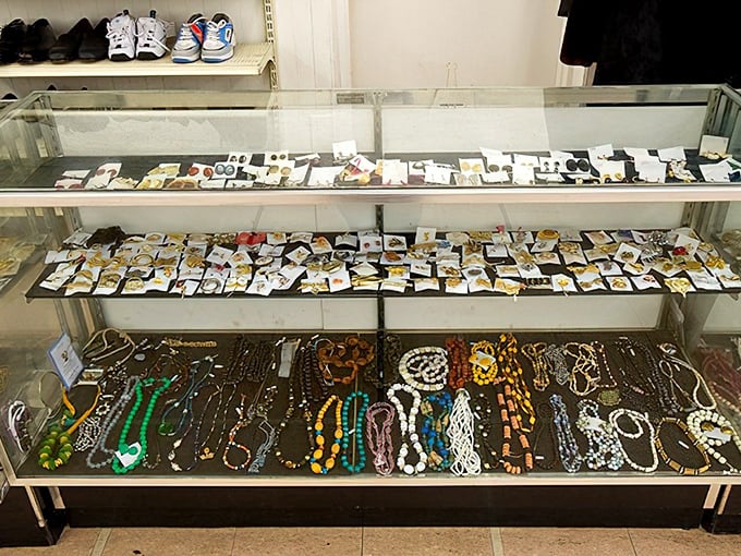 Jewelry hunters can strike gold without breaking the bank—these display cases hold accessories that range from vintage classics to contemporary statement pieces.