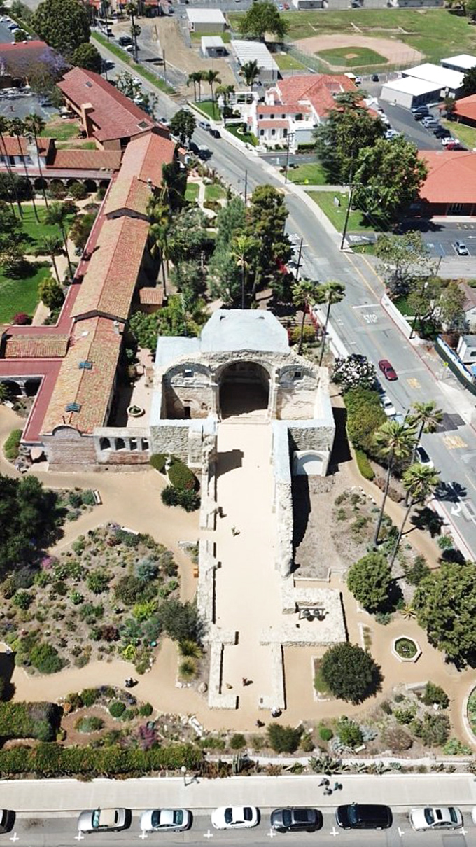 The Great Stone Church ruins stand as a magnificent skeleton, reminding us that even architectural heartbreak can be beautiful.