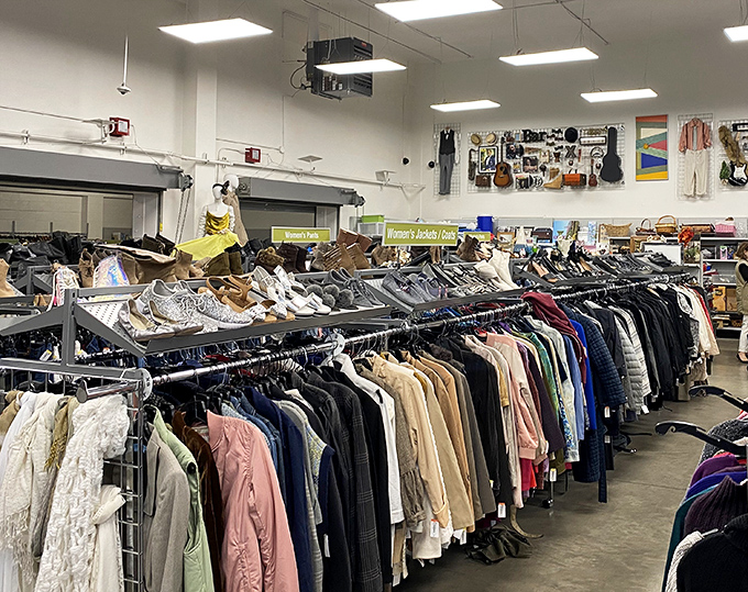 Organized chaos at its finest&mdash;where yesterday's fashion trends hang patiently waiting for their renaissance moment in someone else's wardrobe.