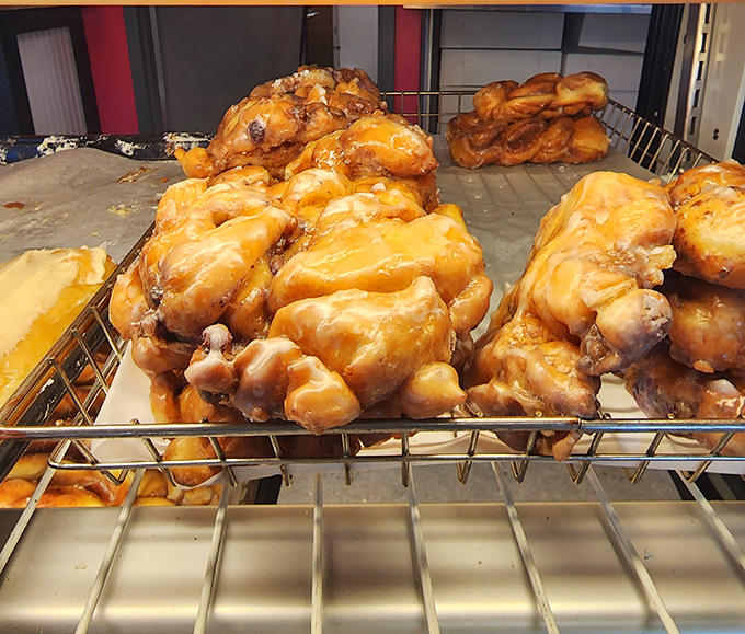 Apple fritters that could make an orchard jealous&mdash;each one a golden archipelago of apple-studded dough islands connected by sweet glaze bridges.