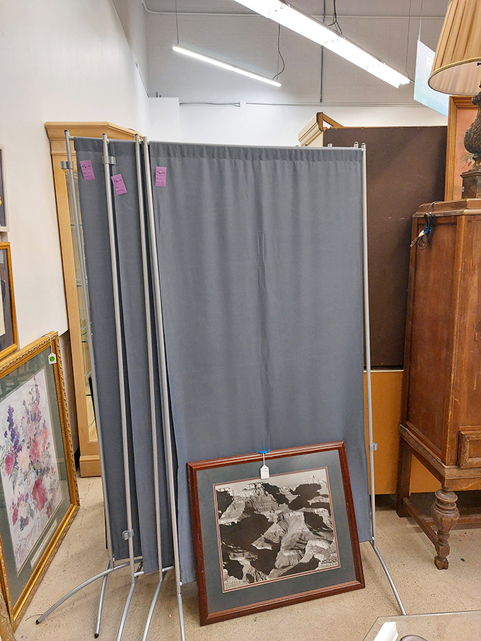 Art and room dividers create little vignettes throughout the store &ndash; one person's discarded decor becomes another's conversation piece.