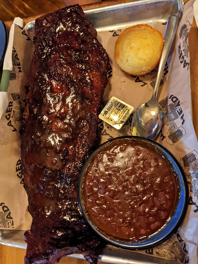 Behold: barbecue architecture at its finest. That smoke ring isn't just for show&mdash;it's a diploma from the University of Low-and-Slow.