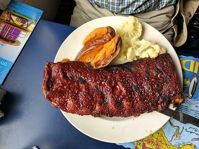 These aren't just ribs; they're edible evidence that sometimes the best BBQ comes from the most unexpected places. That smoke ring doesn't lie! 