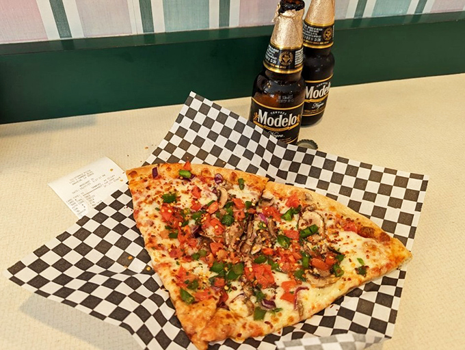 When pizza meets perfectly chilled beer, magic happens faster than you can say "another round."