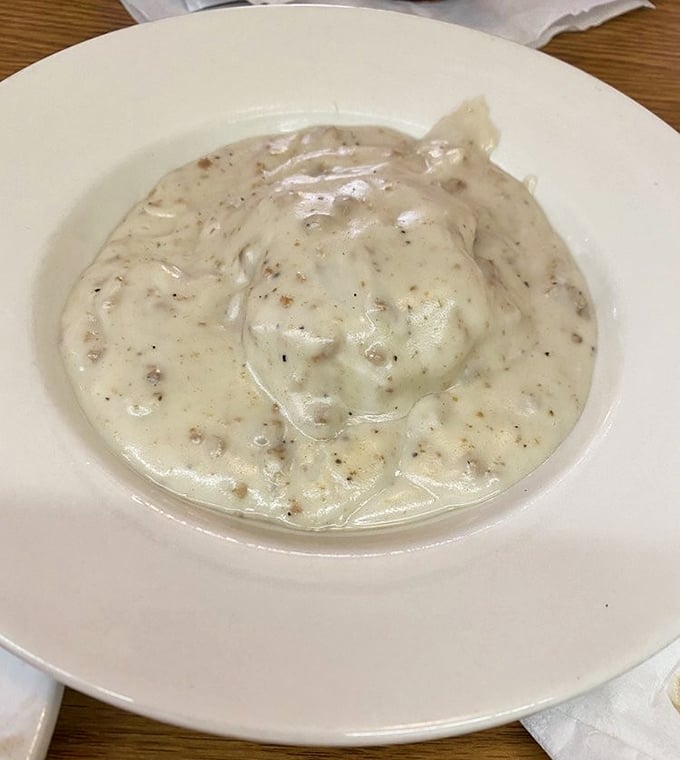 These biscuits and gravy aren't just breakfast, they're an Ohio institution&mdash;creamy, peppery perfection that makes you wonder why you'd ever skip the most important meal.