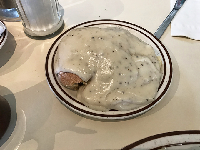 Behold the holy grail of comfort food: biscuits and gravy so decadent, you'll want to write home about it&mdash;if you can lift your fork.