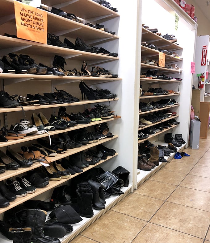 Shoe heaven isn't a myth&mdash;it's right here in Ventura, where yesterday's splurges become today's affordable fashion statements.